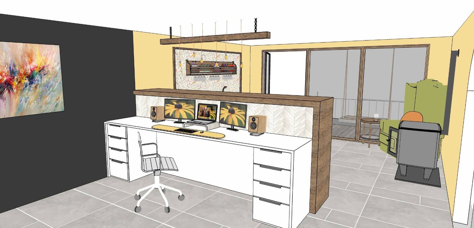 Home Office concepts in SketchUp - Elmtec Sketchup