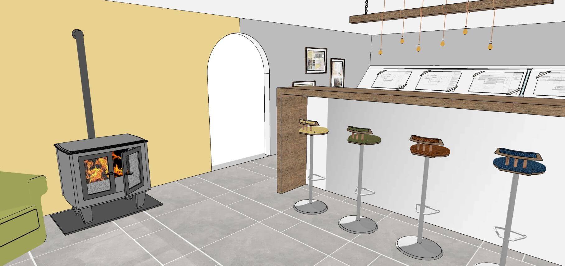 Home Office concepts in SketchUp - Elmtec Sketchup