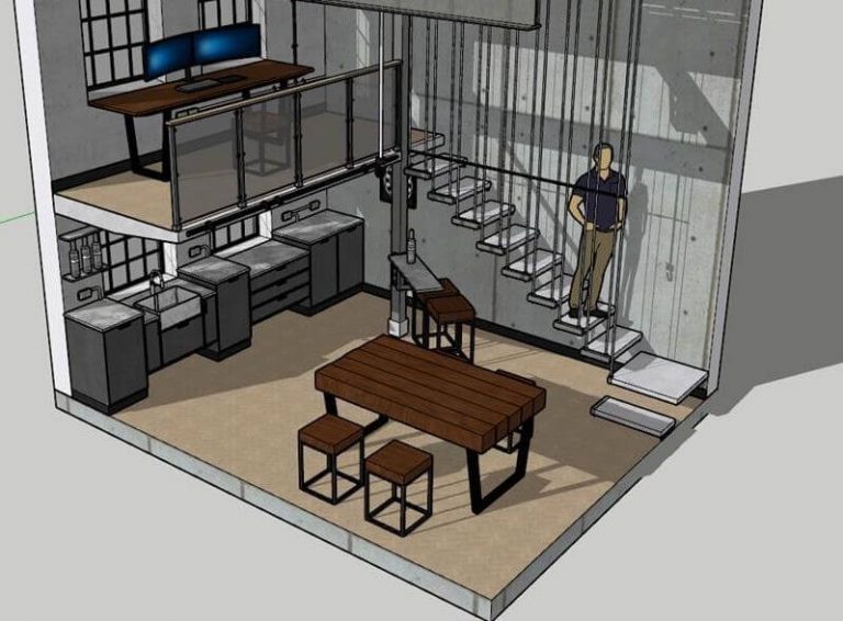 Home Office concepts in SketchUp - Elmtec Sketchup