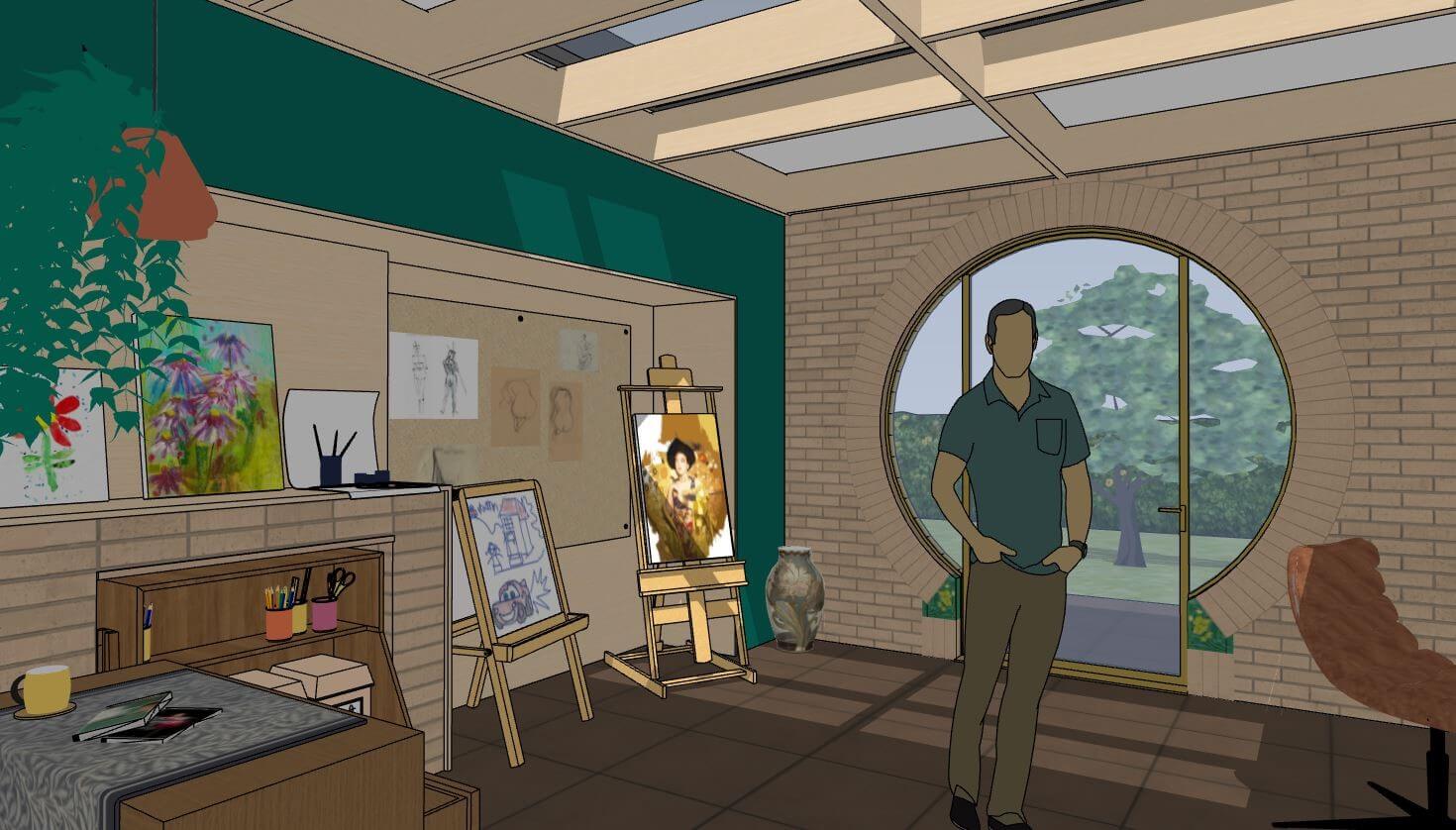 Home Office concepts in SketchUp - Elmtec Sketchup