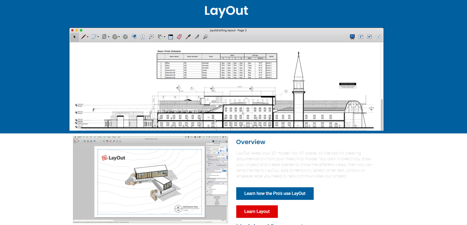 What is SketchUp LayOut - Elmtec Sketchup