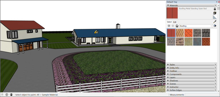 How to Add Materials in SketchUp - Elmtec Sketchup