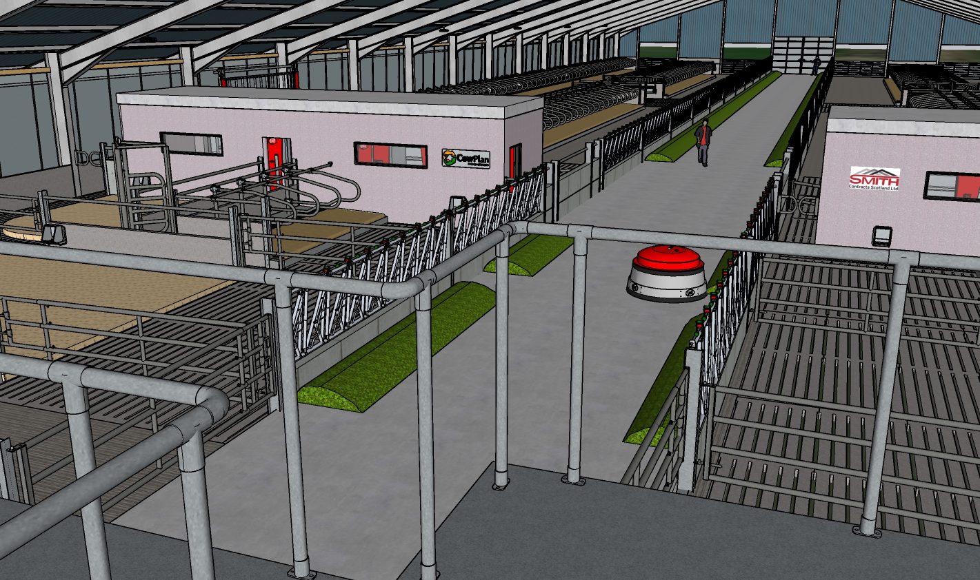Explore Dairy Housing and Design in 3D With CowPlan - Elmtec Sketchup