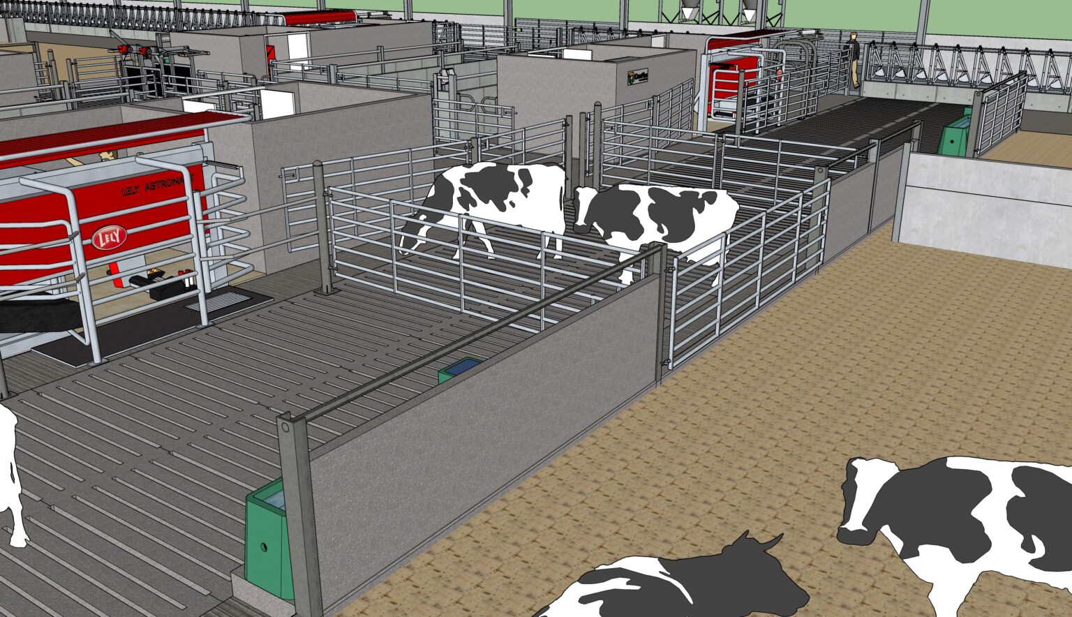 Explore Dairy Housing and Design in 3D With CowPlan - Elmtec Sketchup