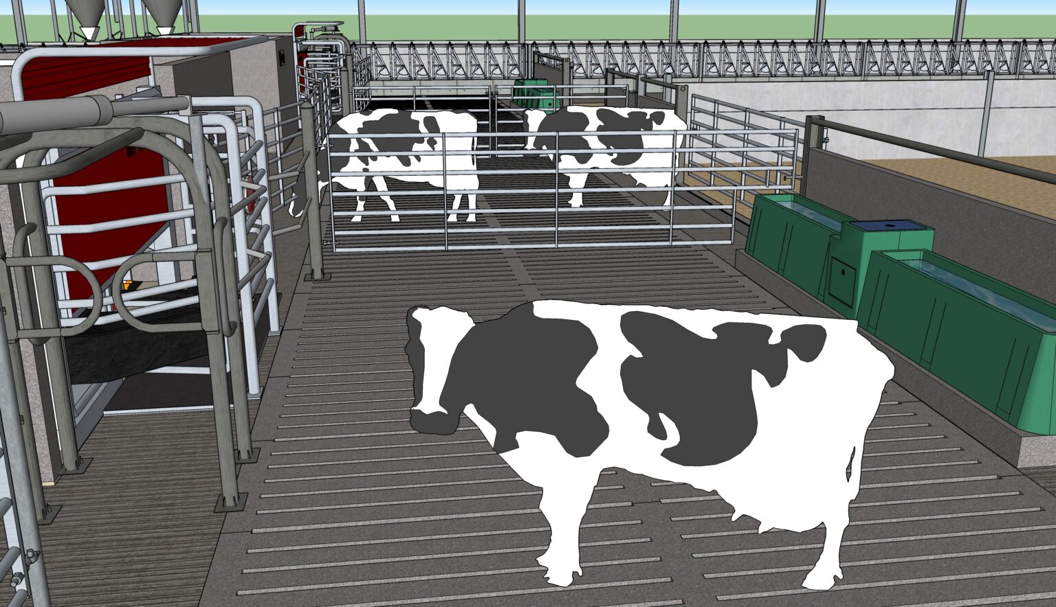 Explore Dairy Housing and Design in 3D With CowPlan - Elmtec Sketchup