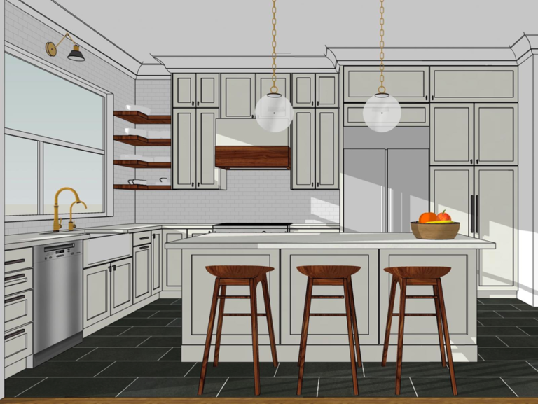 How to Design a Kitchen Using SketchUp - Elmtec Sketchup